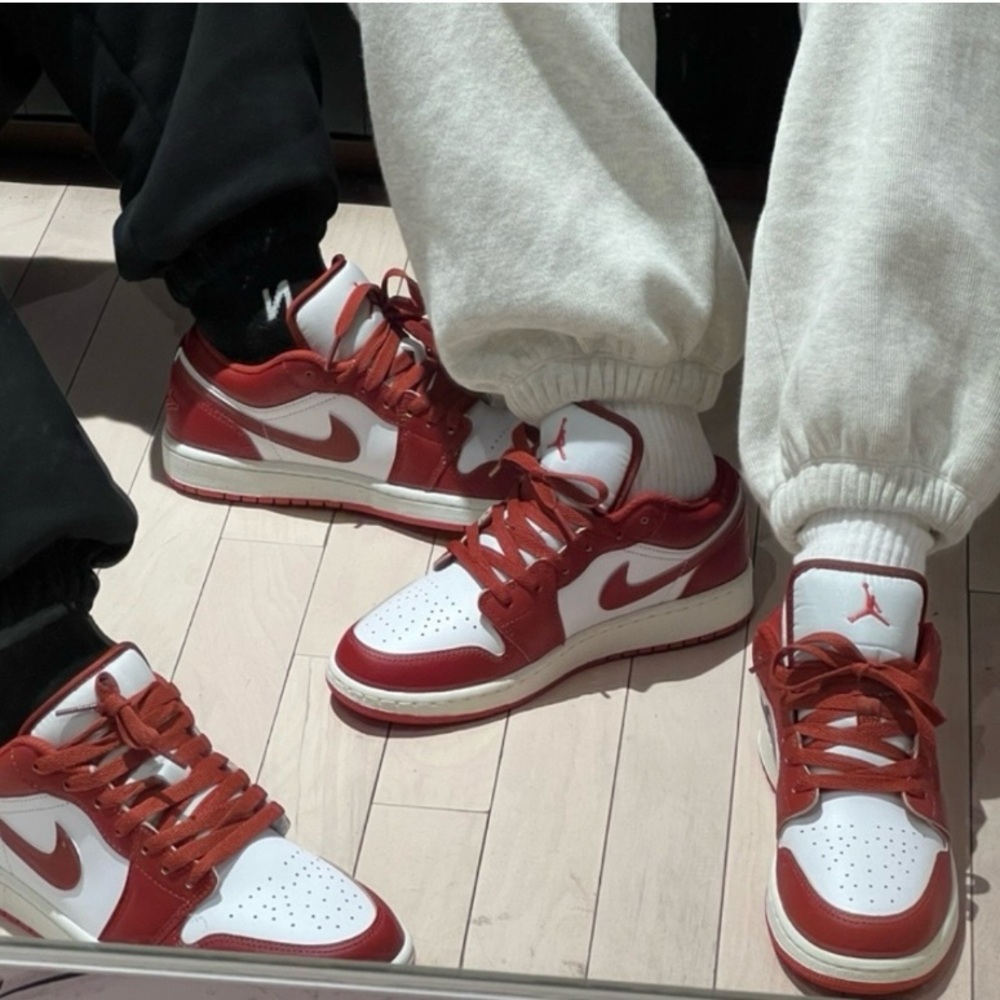New Nike Air Jordan 1 Low Se Dune Red Lobster - Gem